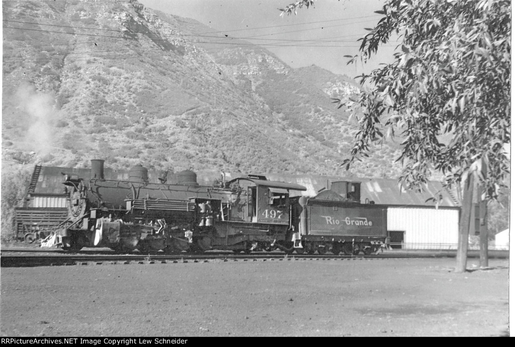 DRGW 497 at Durango